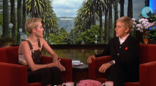 Novo emprego? Miley Cyrus apresenta talk-show da Ellen DeGeneres ...