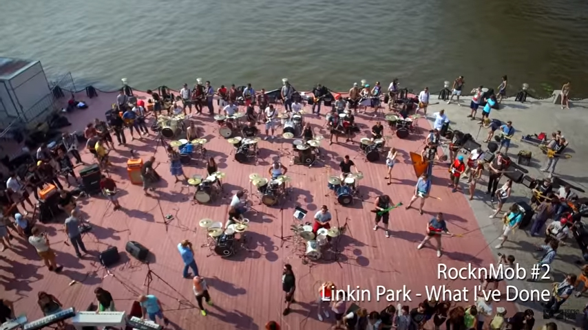 Rock’n’Mob com 130 músicos emociona com “What I’ve Done” do Linkin Park ...