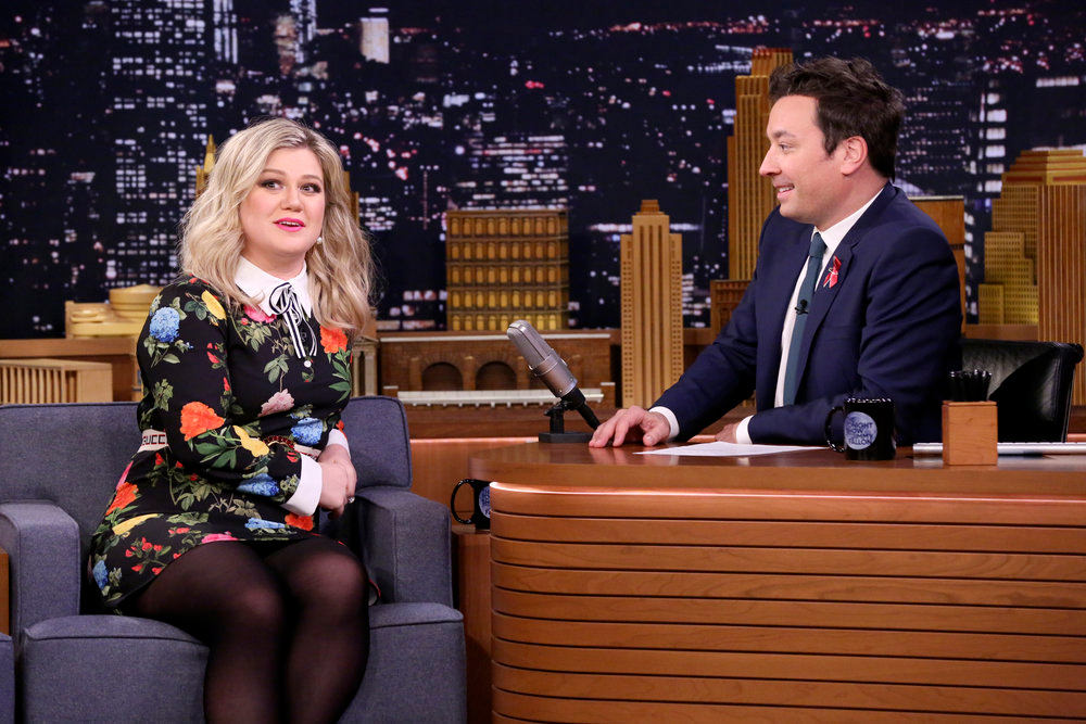 Kelly Clarkson participa de brincadeira hilária no programa de Jimmy ...