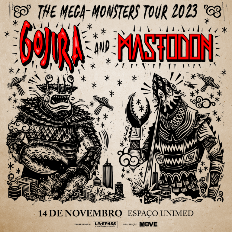 GOJIRA e MASTODON trazem a “The Mega-Monsters Tour 2023” ao Brasil: O ...